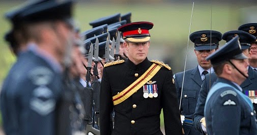Royal Family Around the World: Prince Harry Presents No 26 Squadron RAF ...